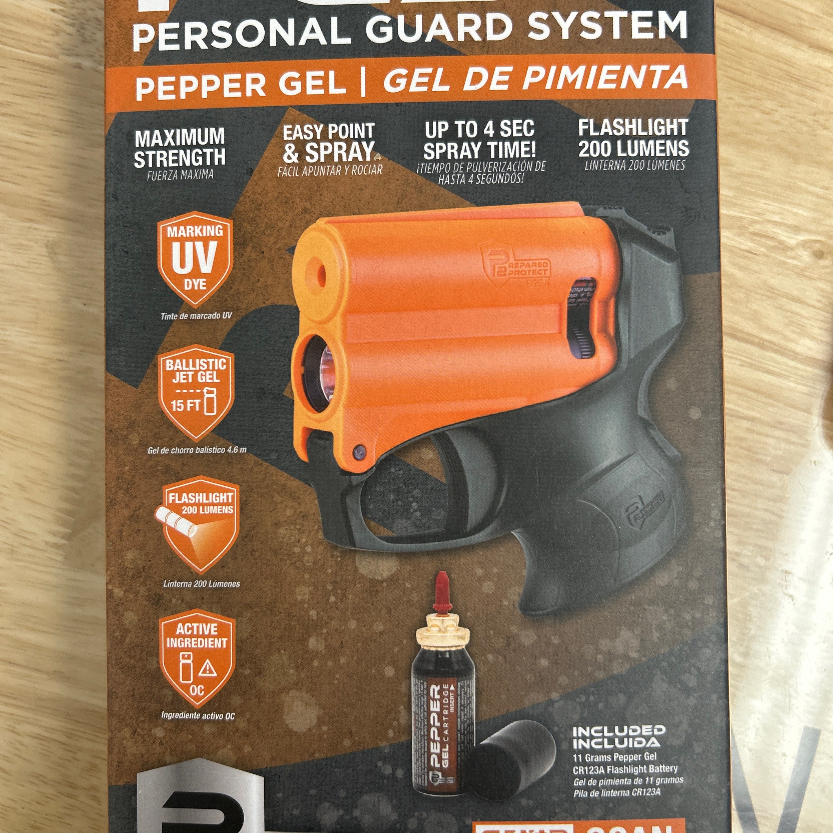 PGS II Pepper Gel & Light | Urban 2A - Pistol Permit and Byrna Less Lethal